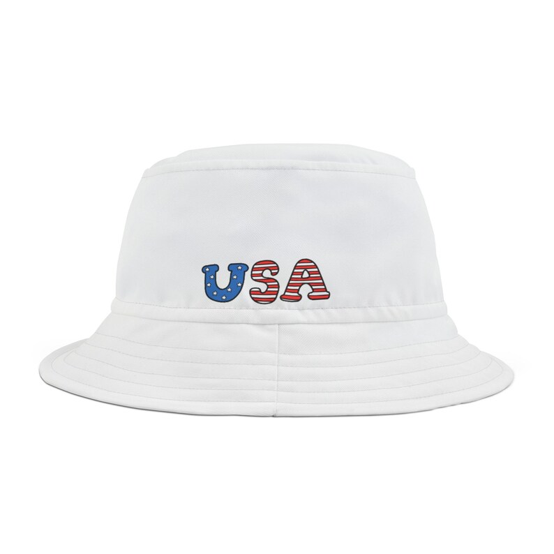 USA Bucket Hat, USA, Fourth of July Bucket Hat, American Bucket Hat ...