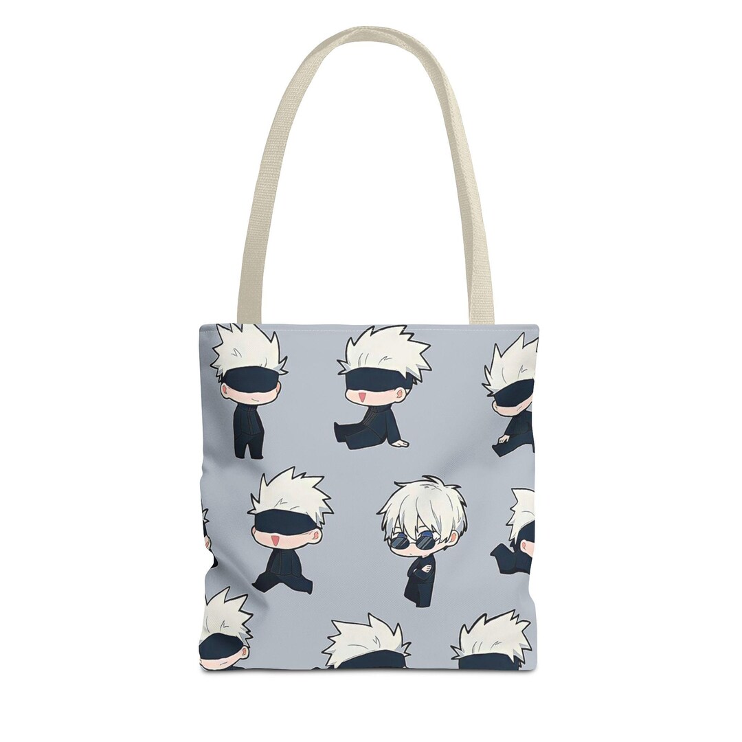 Chibi Gojo Satoru Tote Bag, Gojo Satoru Tote Bag, Gift for Anime Lovers ...