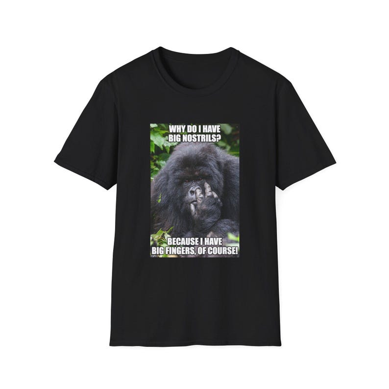 Funny Meme Shirt, Gorilla Shirt, Funny Meme T-shirt, Funny Gift Shirt ...