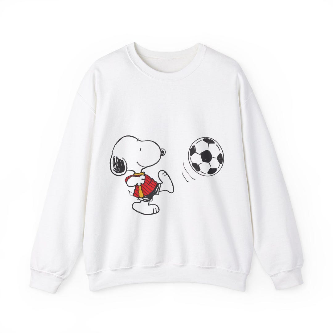 Snoopy Soccer Sweater, Snoopy Lover, Snoopy Tshirt, Snoopy, Soccer ...