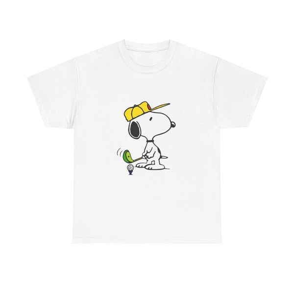 Snoopy Golfing - Etsy