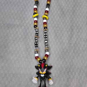Sonic and Shadow the Hedgehog and Tails Kandi Necklace - Etsy