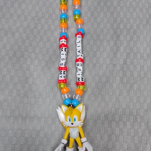 Sonic and Shadow the Hedgehog and Tails Kandi Necklace - Etsy