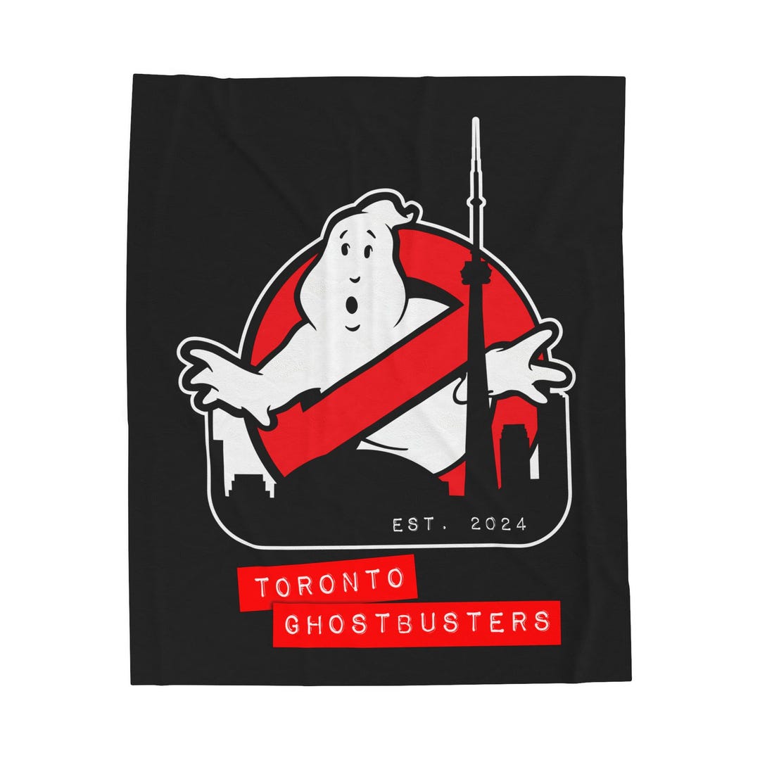 Toronto Ghostbusters LOGO EST Velveteen Plush Blanket - Etsy