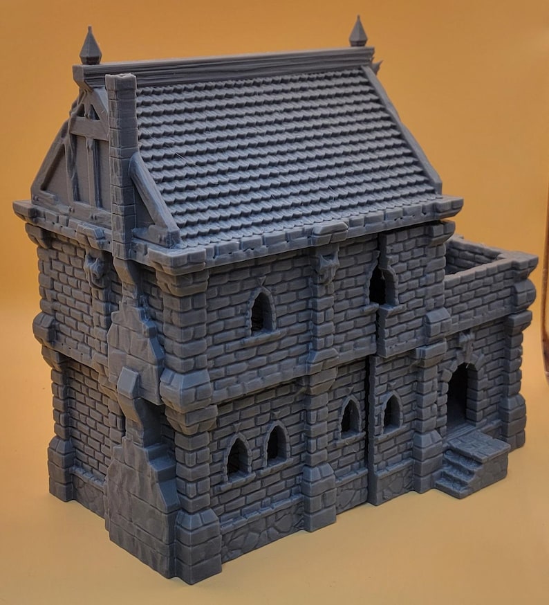 Nobles Manor Multi Level 3D Printed Terrain D&D Pathfinder Tabletop RPG City Encounter - Etsy