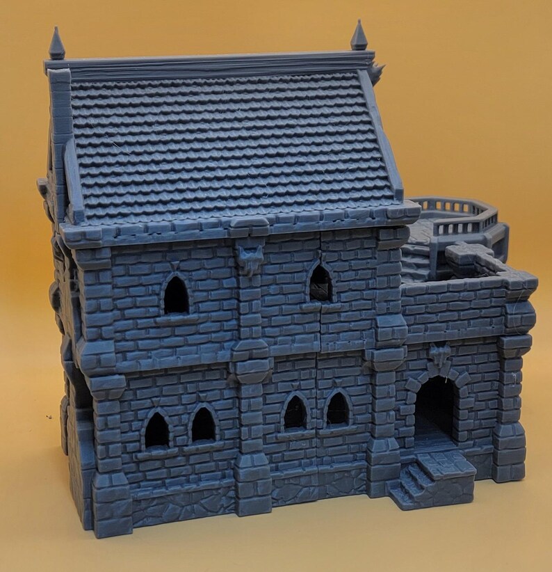 Nobles Manor Multi Level 3D Printed Terrain D&D Pathfinder Tabletop RPG City Encounter - Etsy