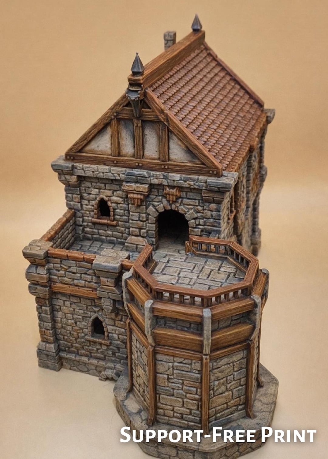 Nobles Manor Multi Level 3D Printed Terrain D&D Pathfinder Tabletop RPG City Encounter - Etsy