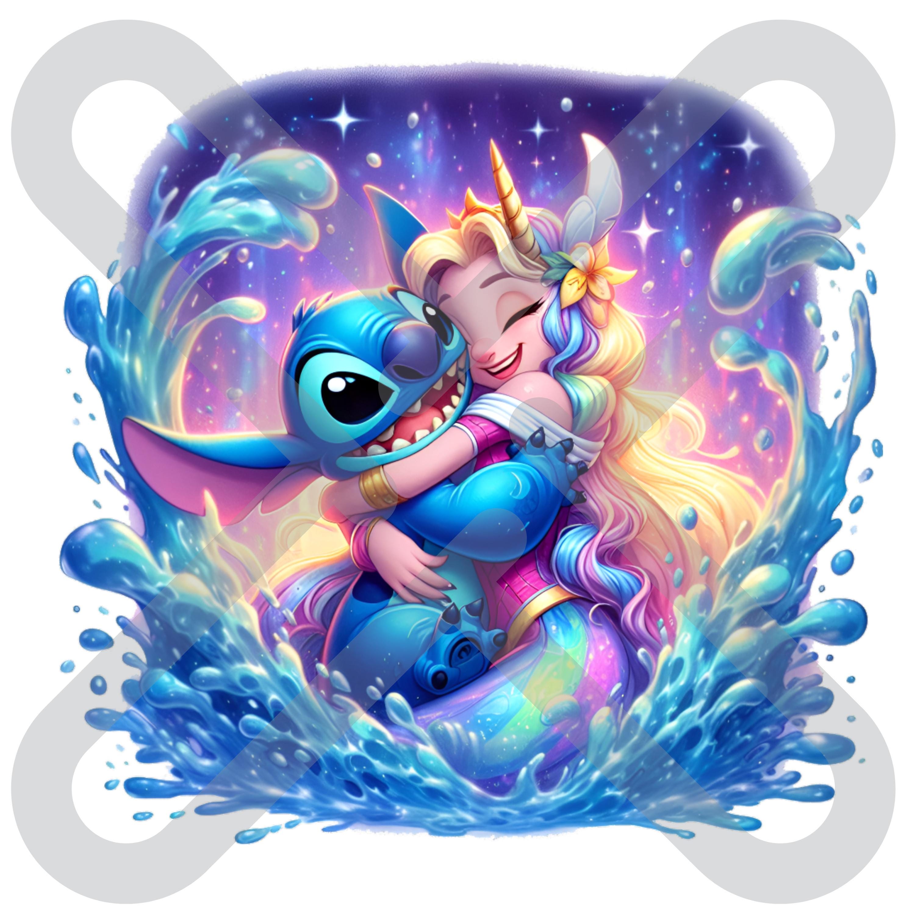 Splash Hug and Loves in the Ocean Watercolor Splash, Clipart Images ...