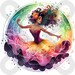 Rainbow Princess Watercolor Clipart, Splash PNG Image (digital Download ...
