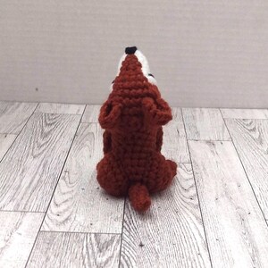 Crochet Mini Howling Wolf - Crocheted, Amigurumi, Stuffed Animal, Toy ...