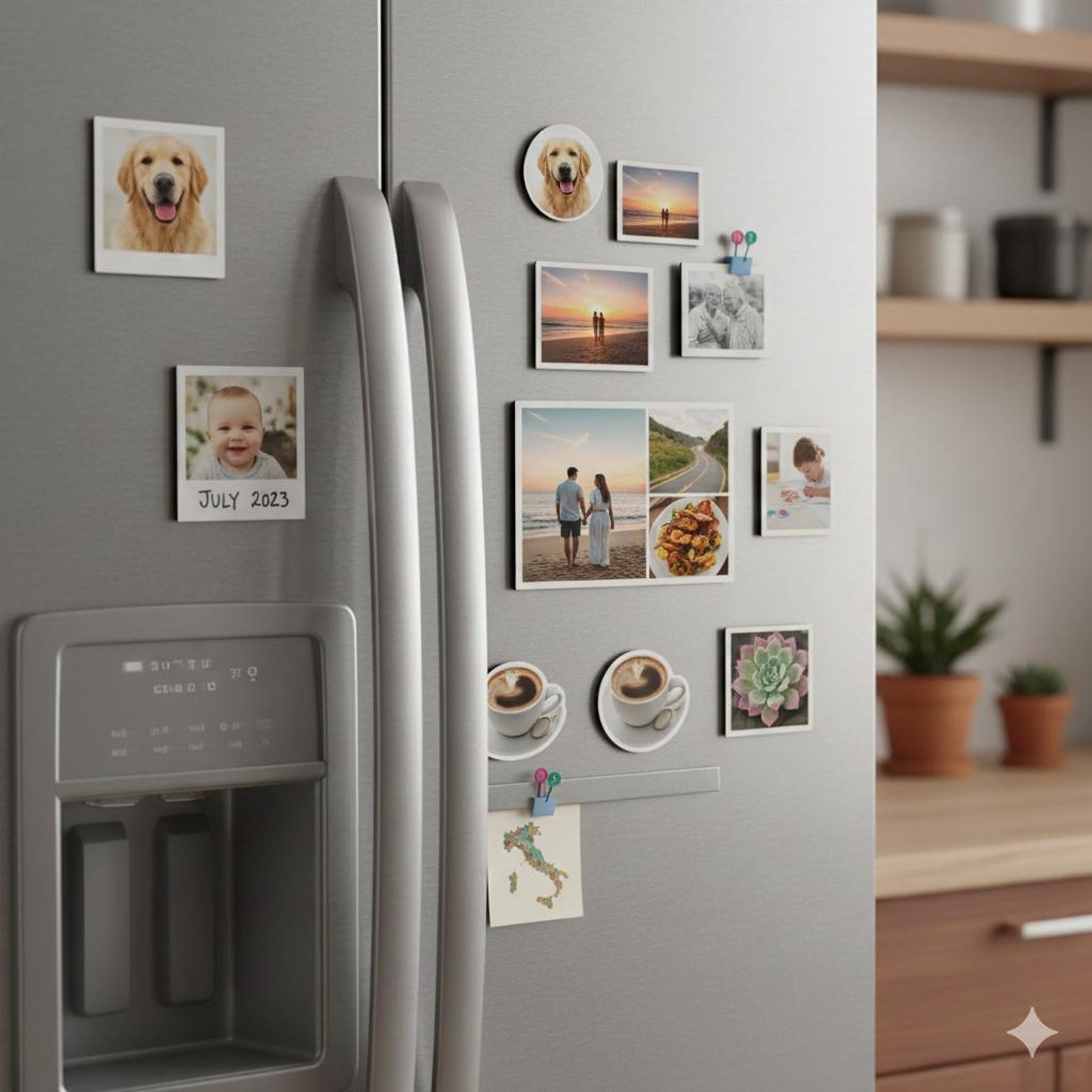 Custom Photo Fridge Magnets – Personalized Picture Magnets ...