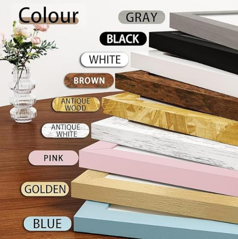 6-piece Gallery Wall Frame Set – Photo Collage Frames, Modern Picture ...