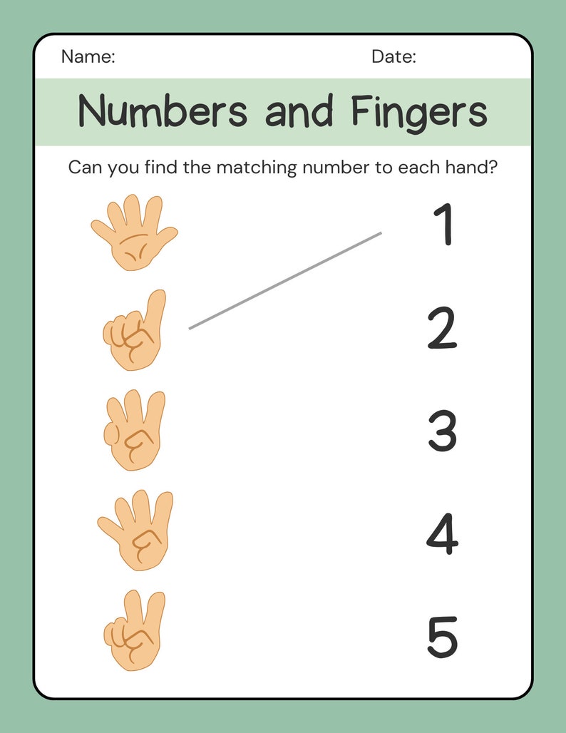 25 Educational Worksheets for Extremely Young Learners - Etsy