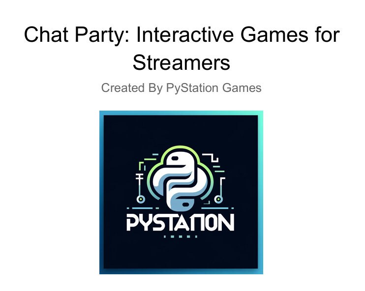 Chat Party: Interactive Games for Streamers - Etsy