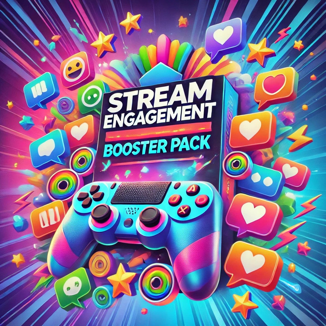 Streamer, Influencer, and Live Stream Engagement Booster Pack - Etsy