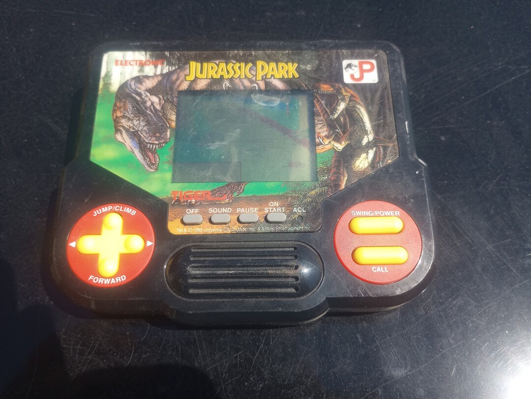 Jurassic Park Tiger Electronics Handheld - Etsy