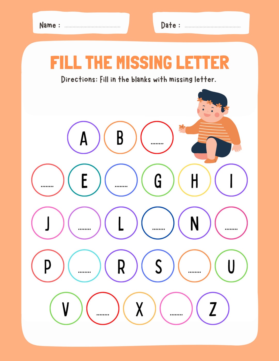 25 Educational Worksheets for Extremely Young Learners - Etsy