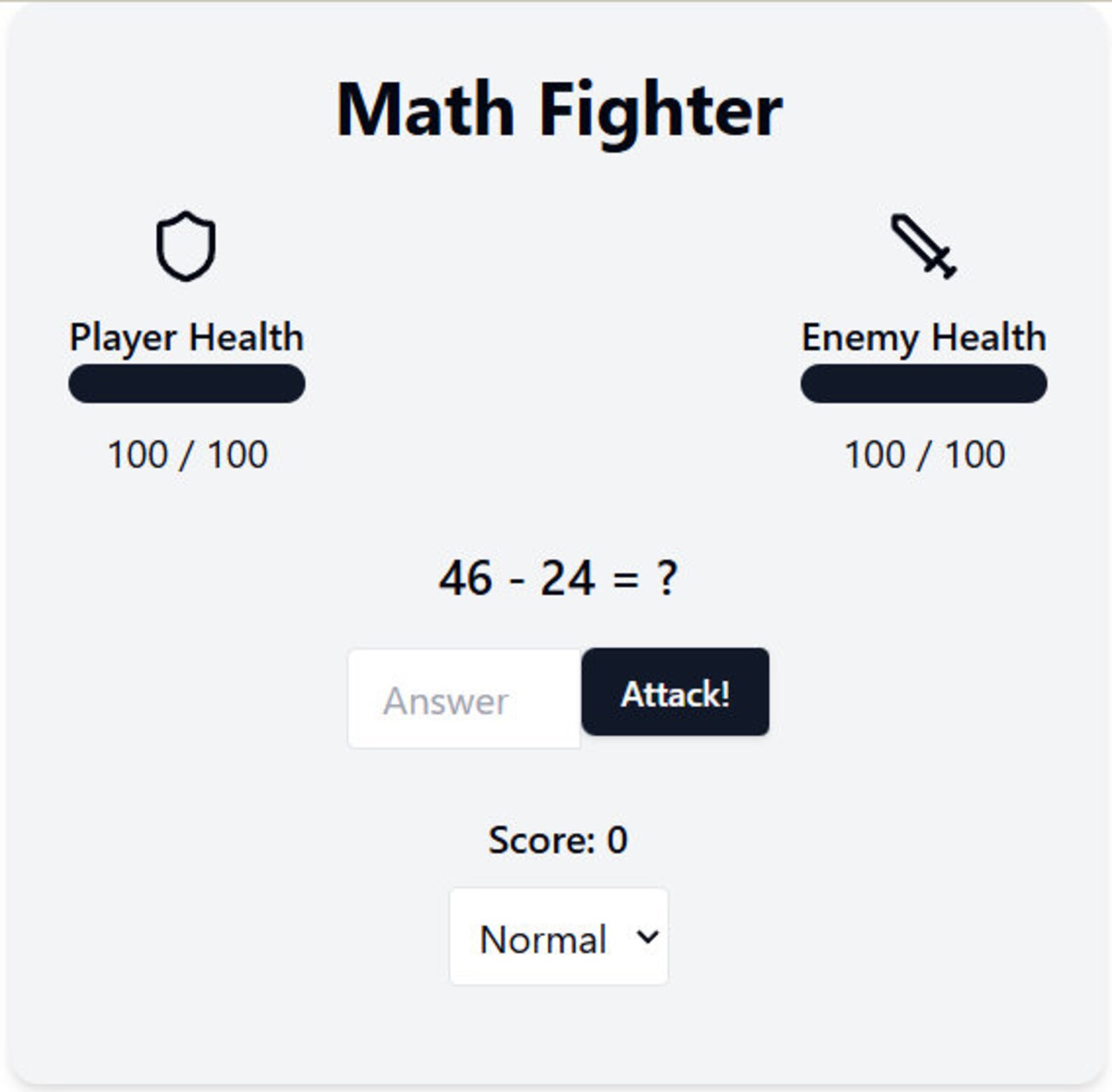 Math Fighter - Etsy