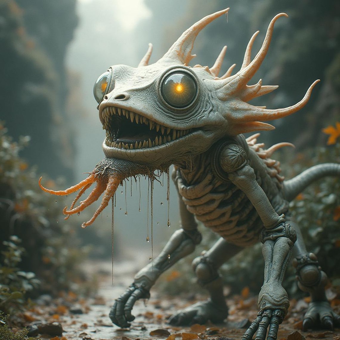 Alien Creature Surreal Art Digital Poster - Etsy