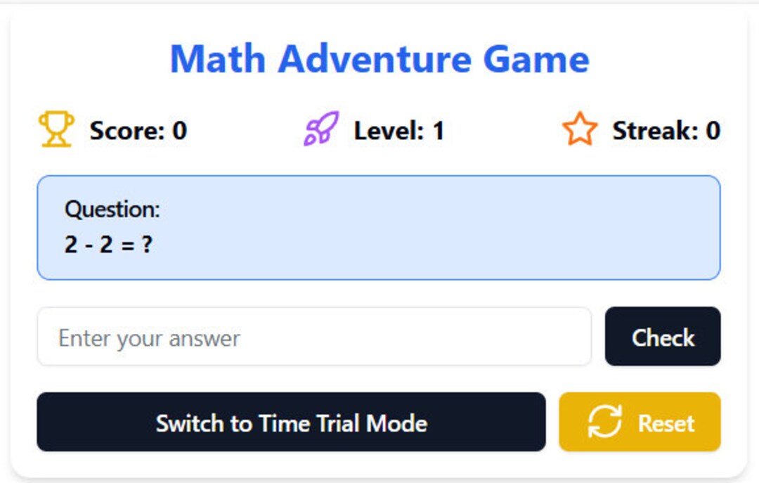The Math Adventure Game - Etsy