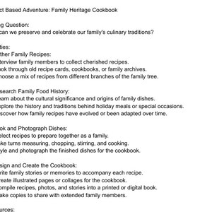 Project Based Adventures: Fun, Learning, Family Oriented Activities for ...