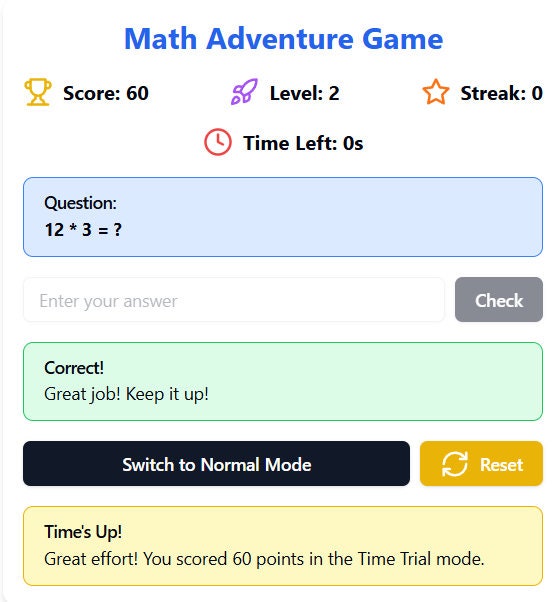 The Math Adventure Game - Etsy