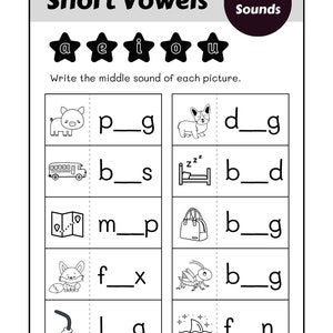 25 Educational Worksheets for Extremely Young Learners - Etsy