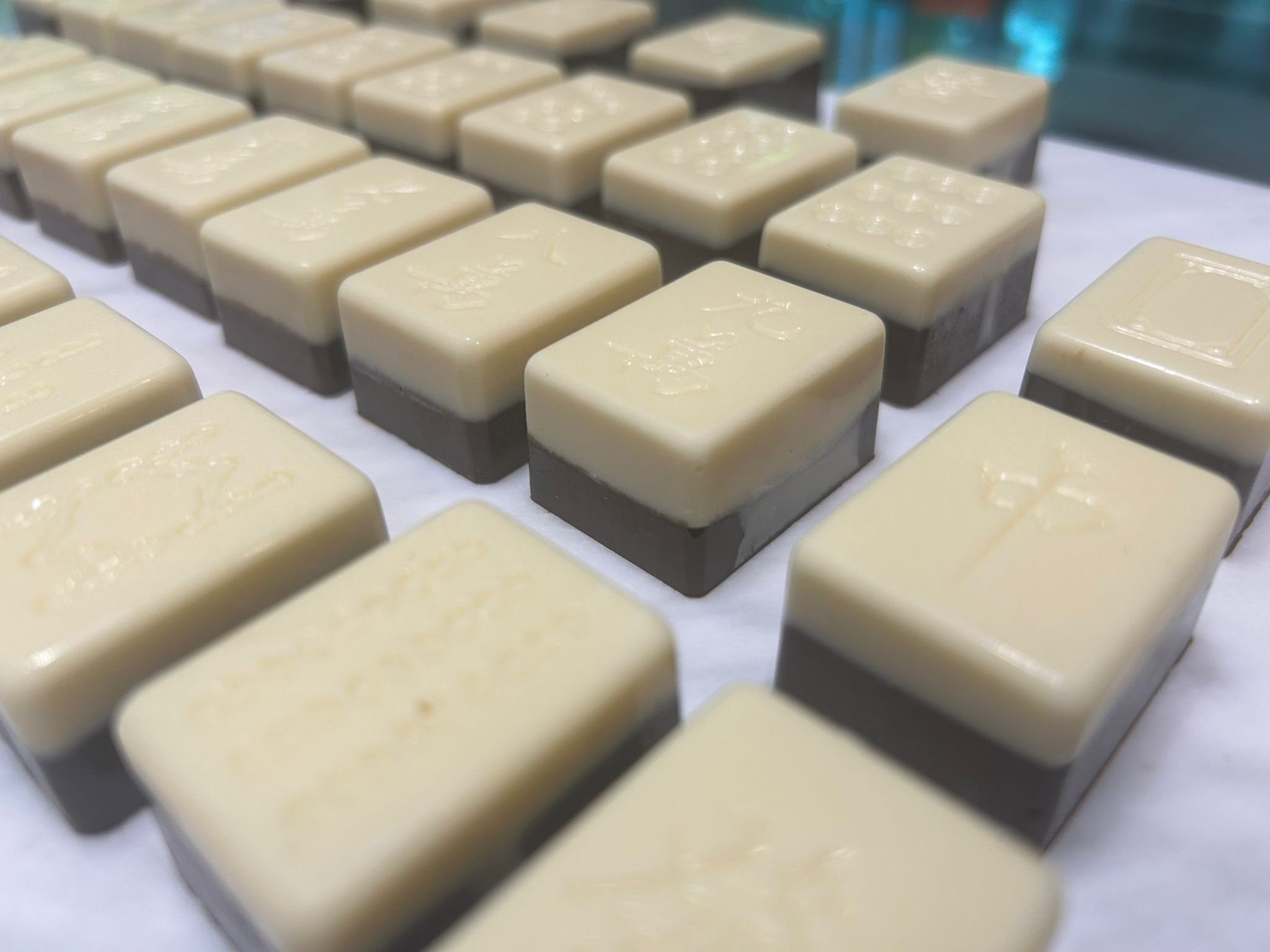 Mahjong Chocolate Tiles - Etsy