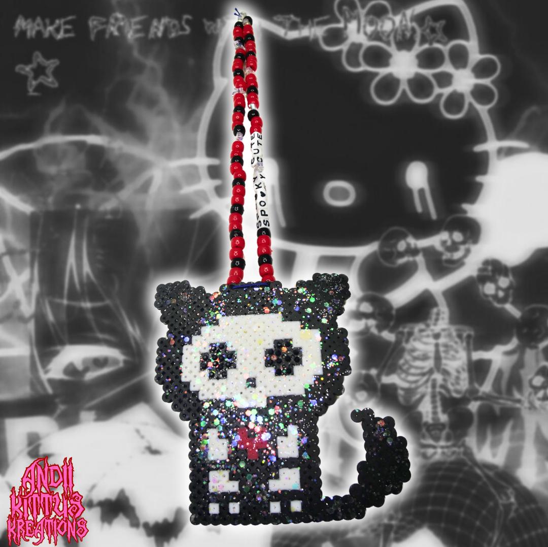 Skelanimal Glittered "sp00ky Cute" Necklace - Etsy