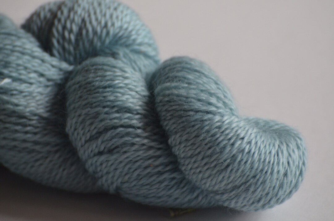 Light Robin's Egg Blue V2. Farm Grown, Millspun Longwool II Worsted ...