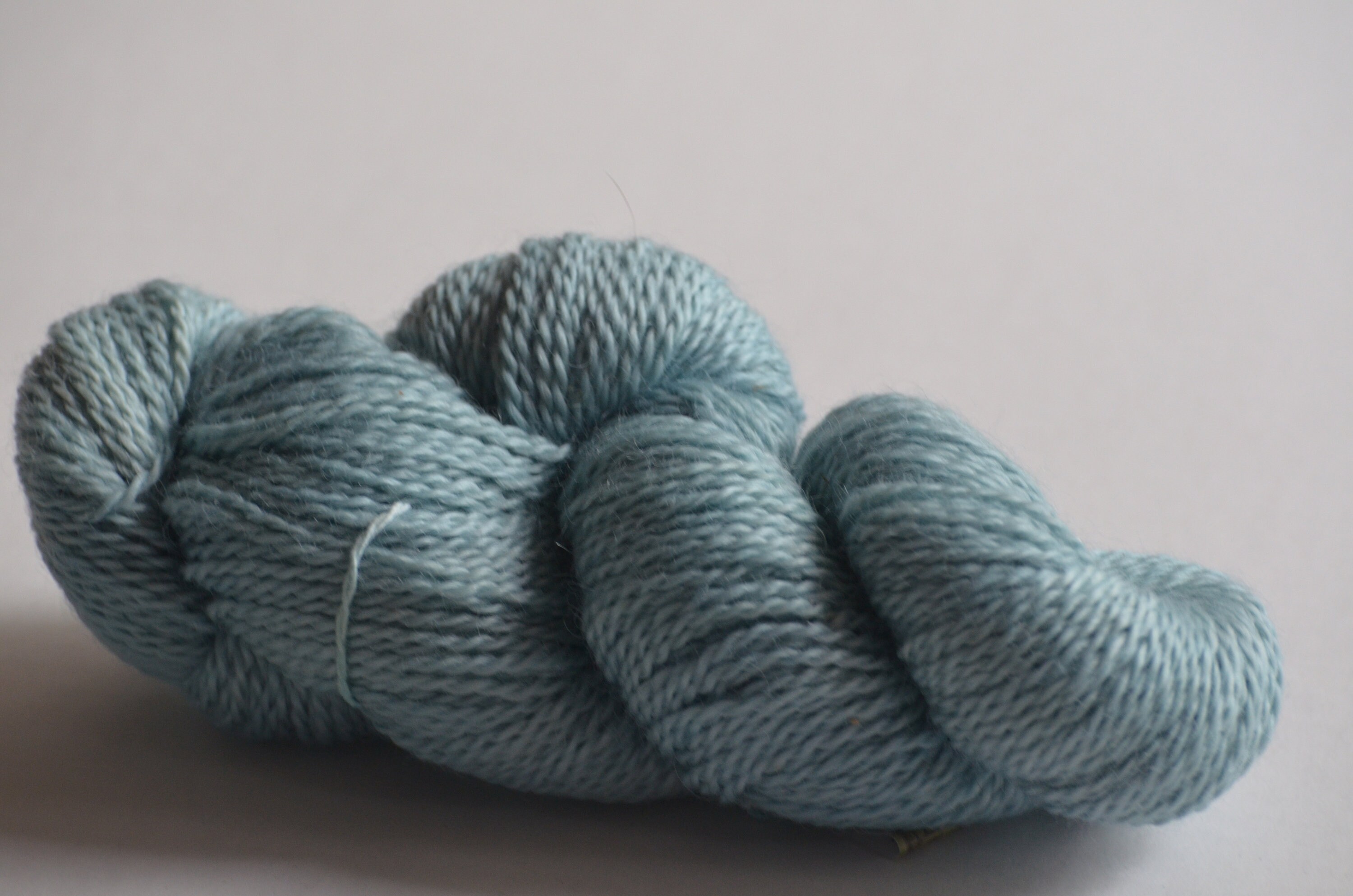 Light Robin's Egg Blue V2. Farm Grown, Millspun Longwool II Worsted ...