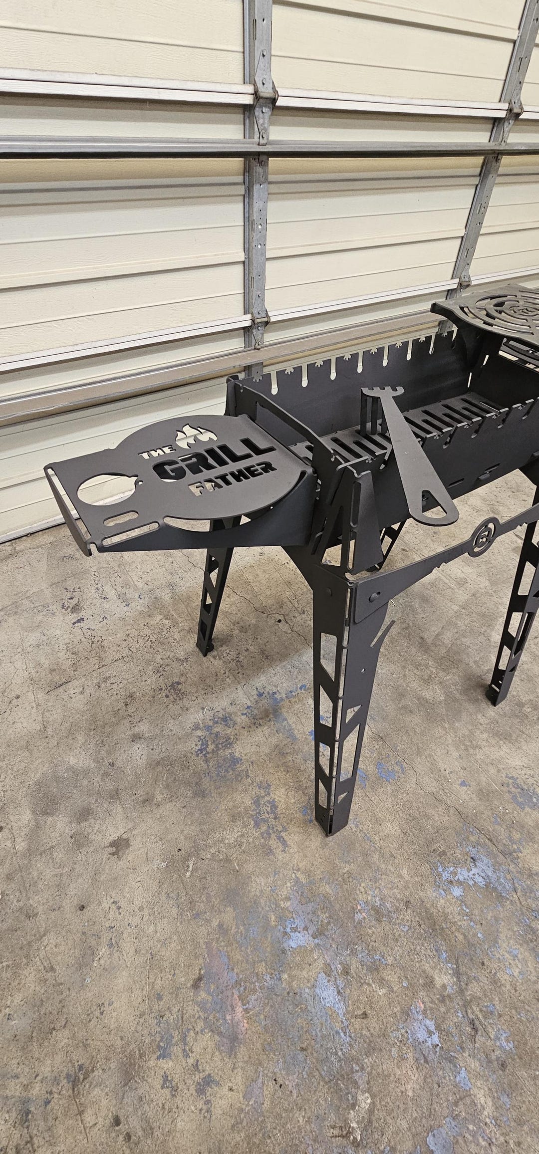 BBQ Grill-mangal Portable 10 Gauge Hot Rolled Steel - Etsy