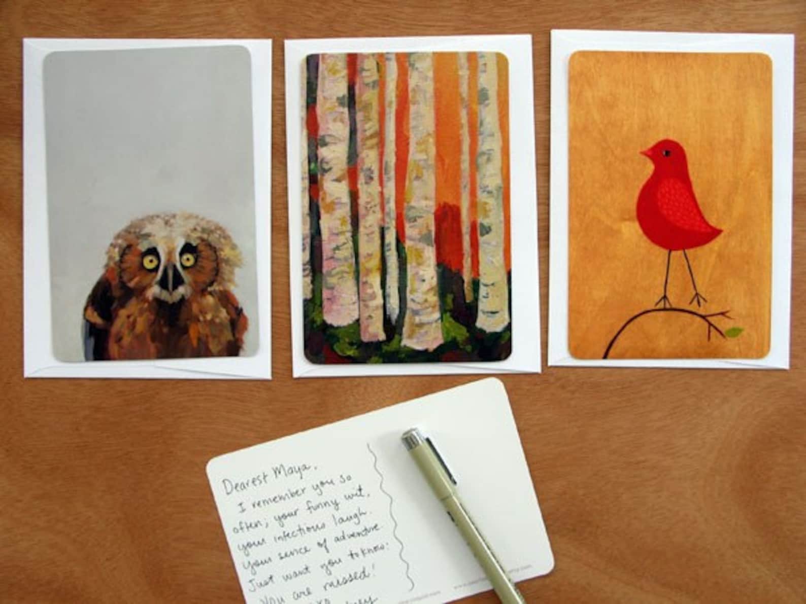 Forest Postcard Pack - Etsy