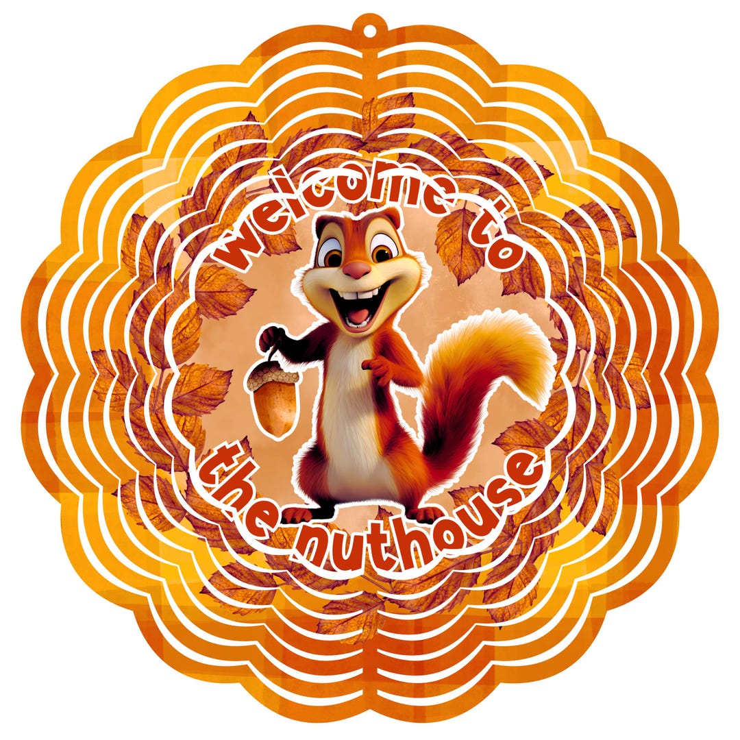 Squirrel Wind Spinner - Etsy
