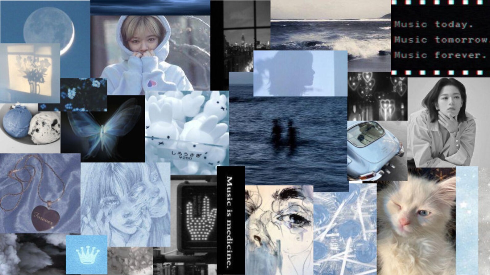 Laptop Collage Wallpaper - Etsy UK