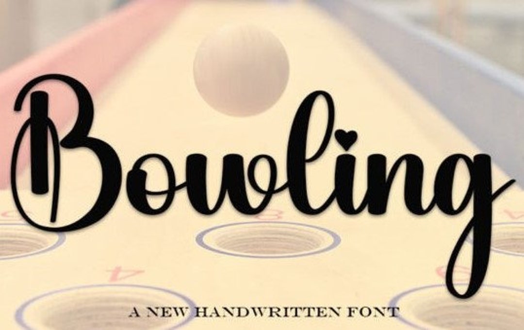Bowling Font, Font With Tails, Wedding Font, Modern Font, Thin Font ...