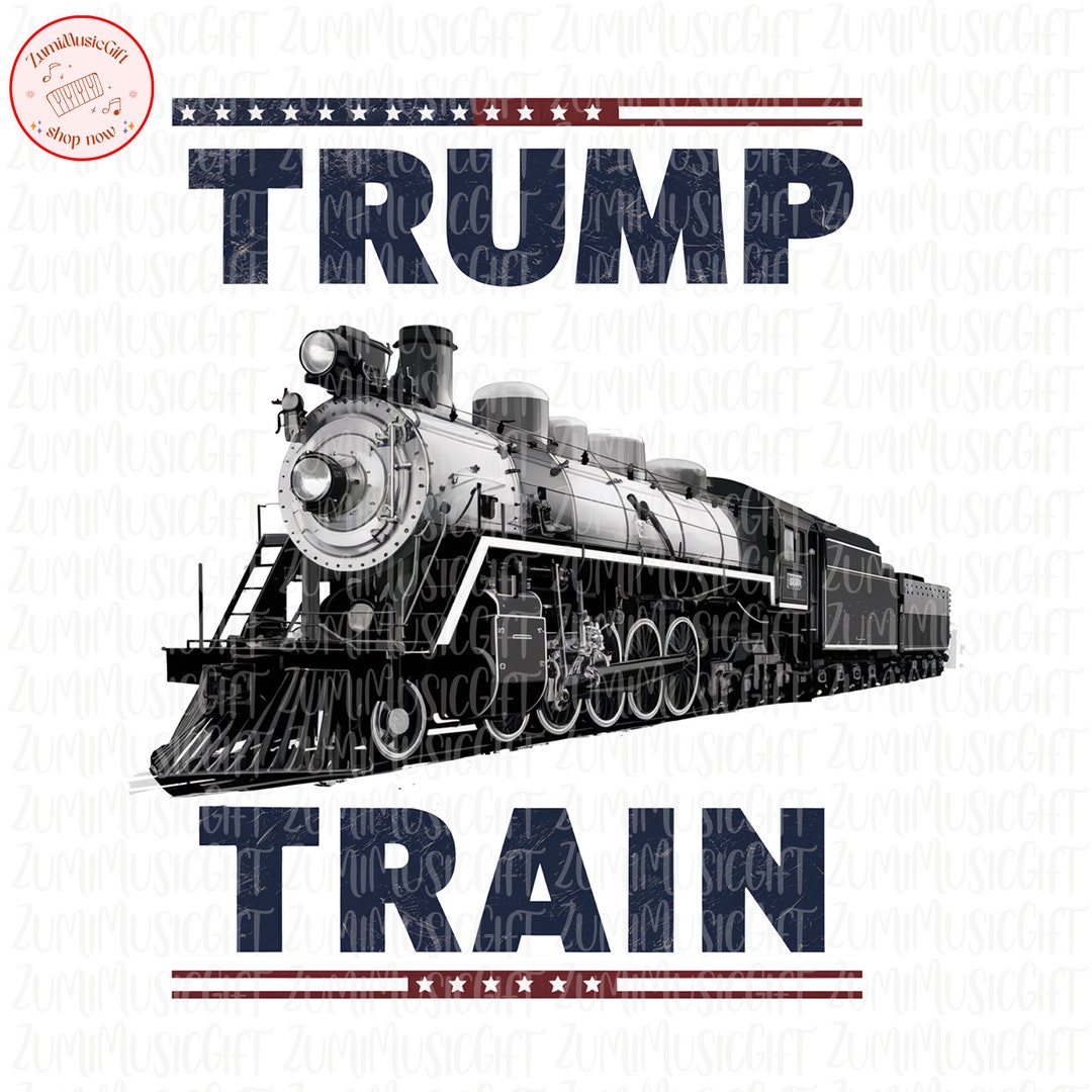 Trump Train Png File, Trum Digital File, American 4th of July Png ...