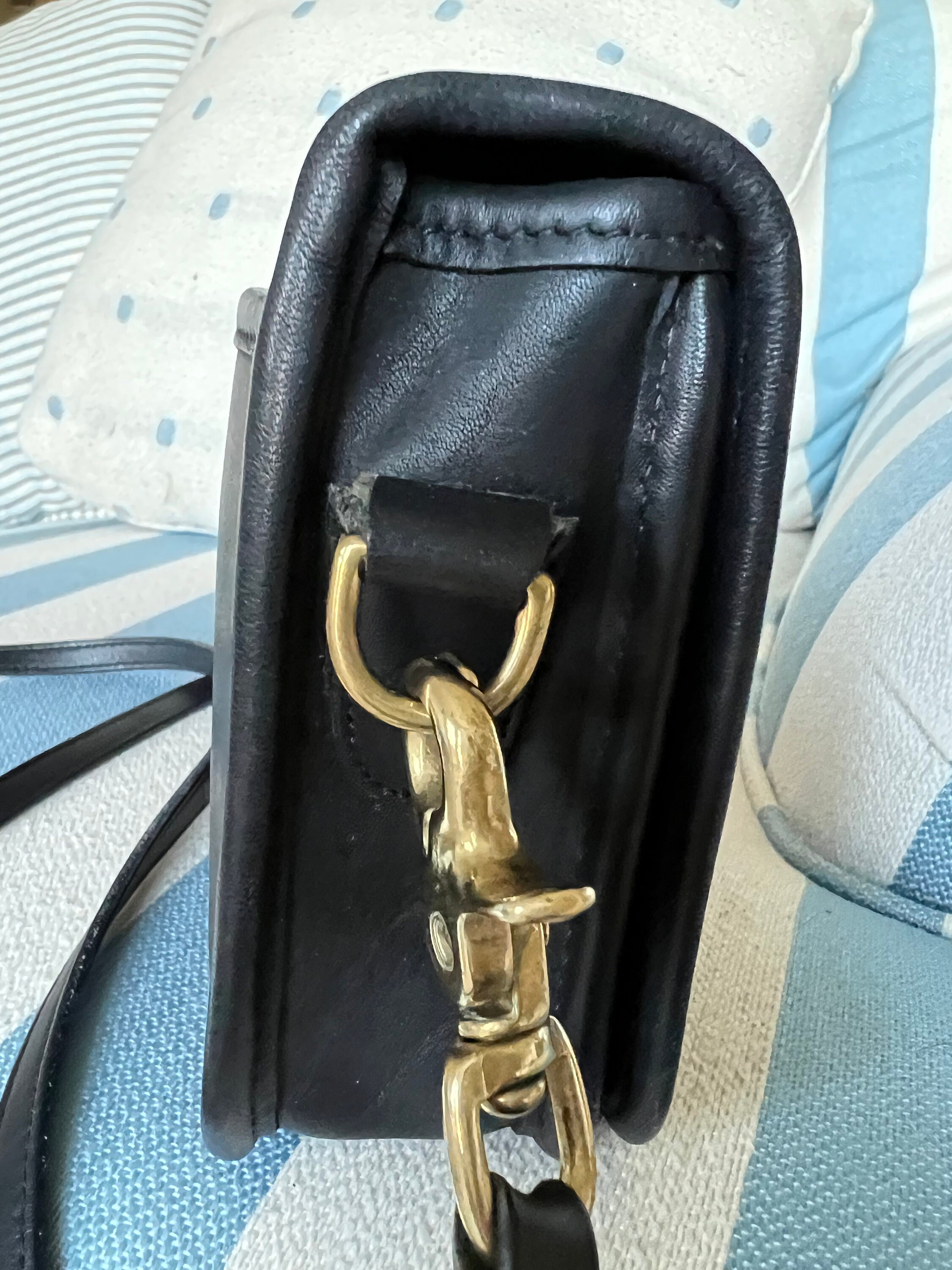 Vintage Coach Black Pocket Purse Crossbody Shoulder No Scratches - Etsy