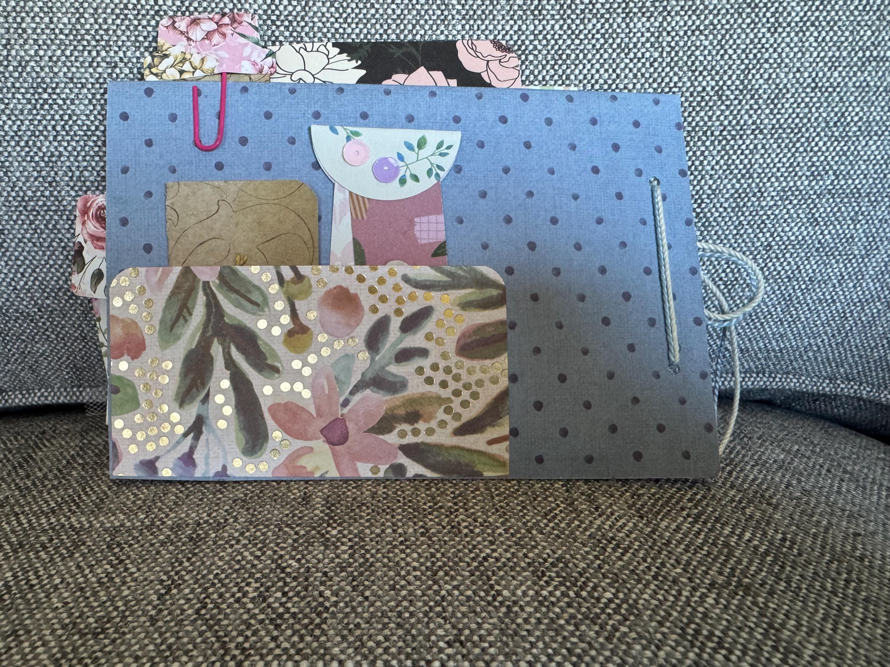 Loaded Insert Pocket With Ephemera, & Notebook - Etsy