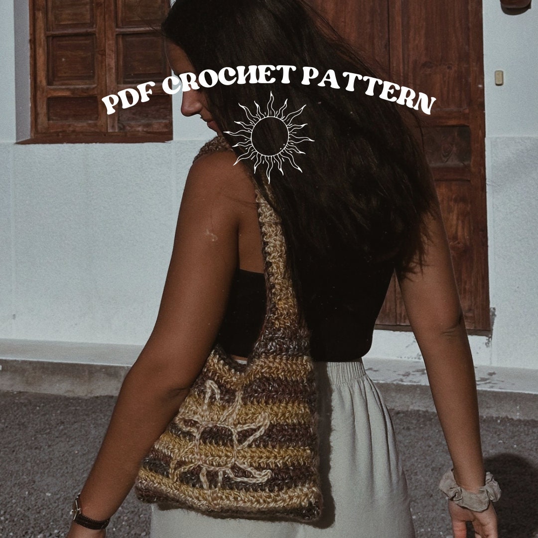 Crochet Bag Pattern / PDF / Customizable Design / Shoulder Bag Crochet ...
