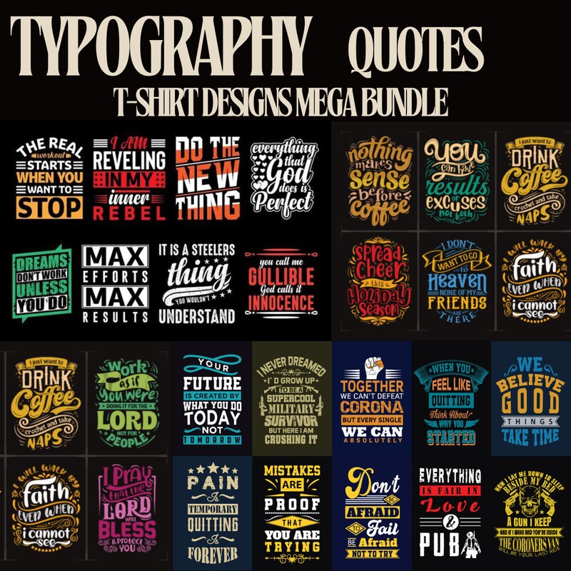 Typography Tshirt - Etsy