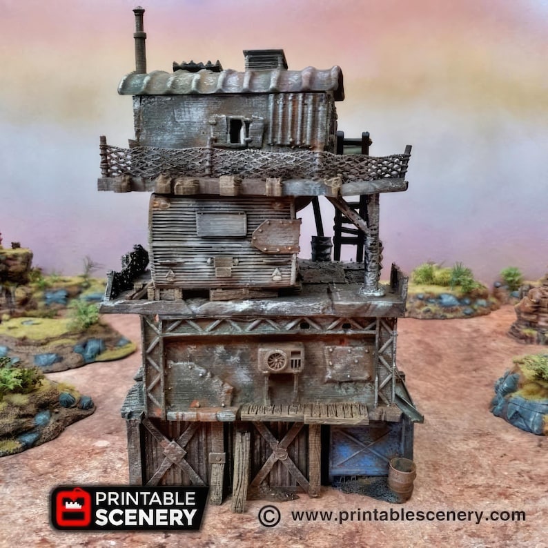 Wasteland Slums: Post Apocalypse, Tabletop Wargaming Scenery, Gaslands ...