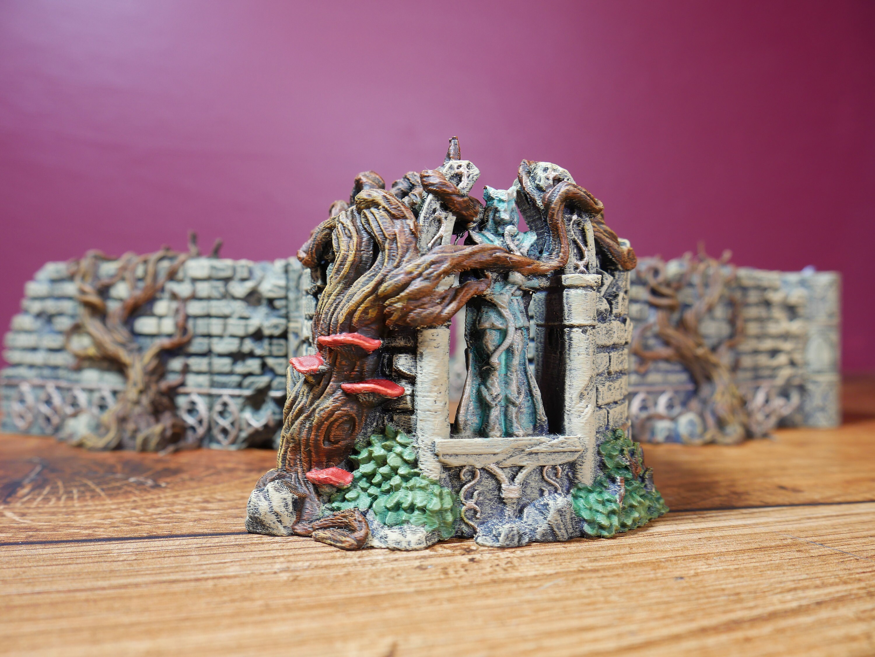 Elven Walls: Modular Dungeon Terrain - Fantasy Tabletop RPG Printable ...