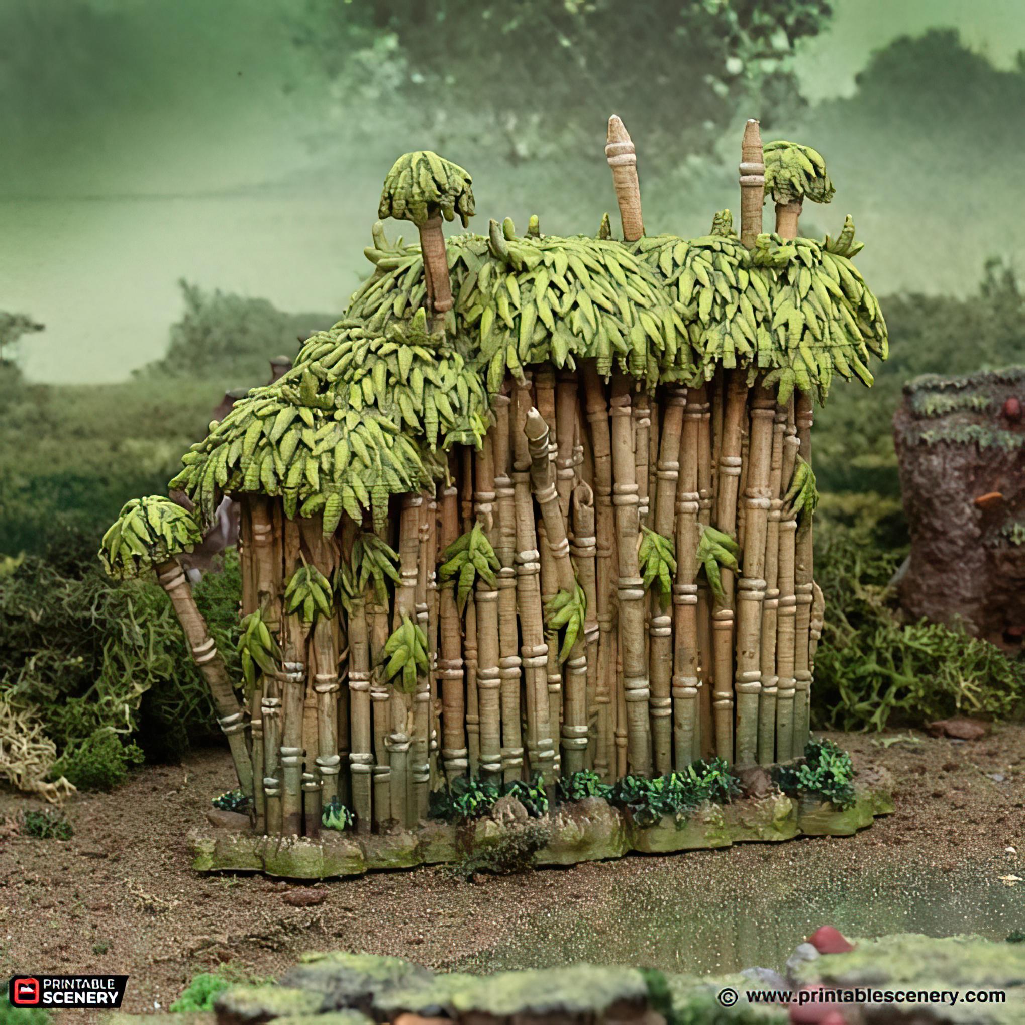 Bamboo Tabletop Scatter Terrain: Jungle RPG Scenery - Etsy
