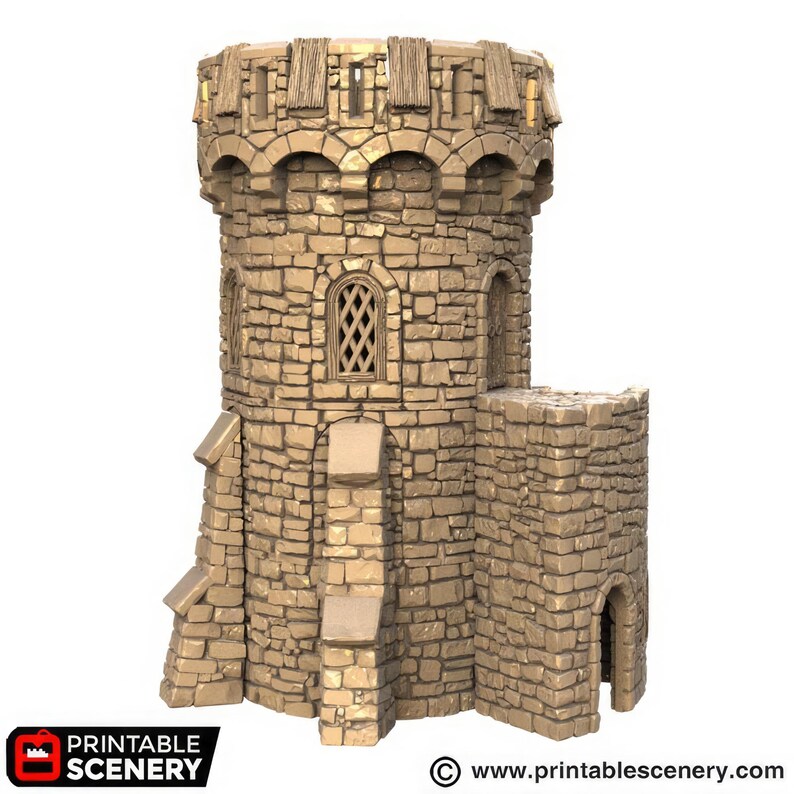 Count's Tower: Medieval Wargaming Scenery, for Tabletop Roleplaying ...