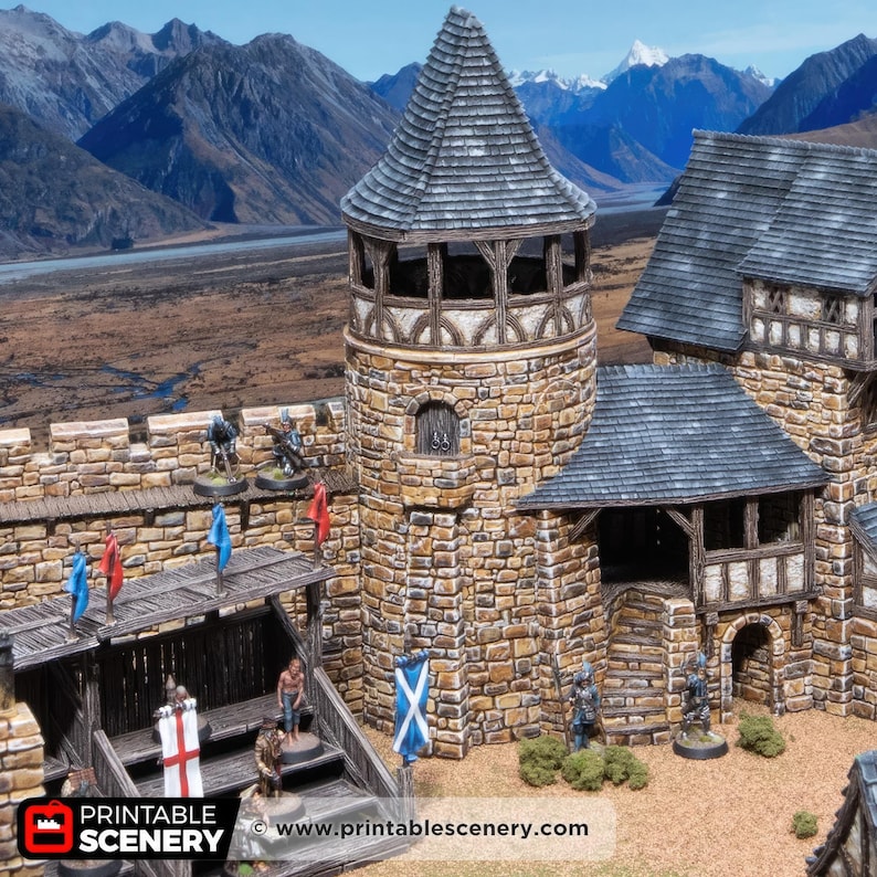 Fort Bruce: Tabletop Fortress, Medieval and Fantasy Wargaming, Castle ...