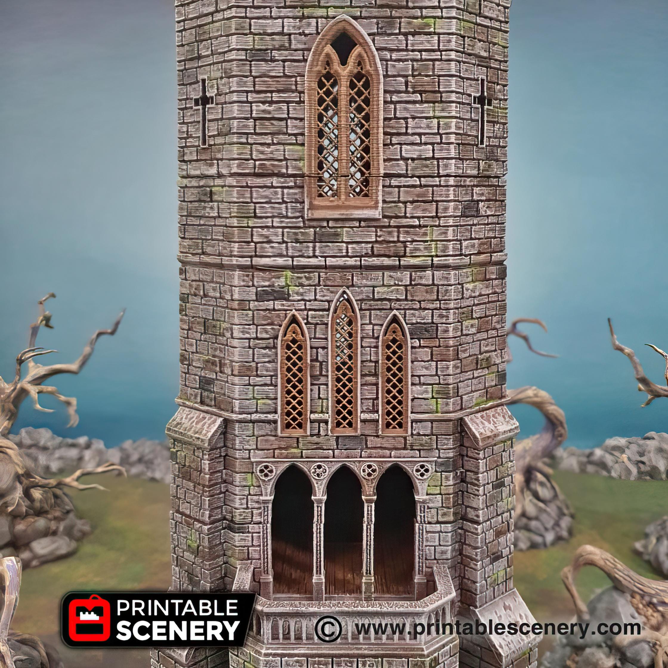 Arcanist's Tower: Large Tabletop RPG Scatter Terrain, Wargaming ...