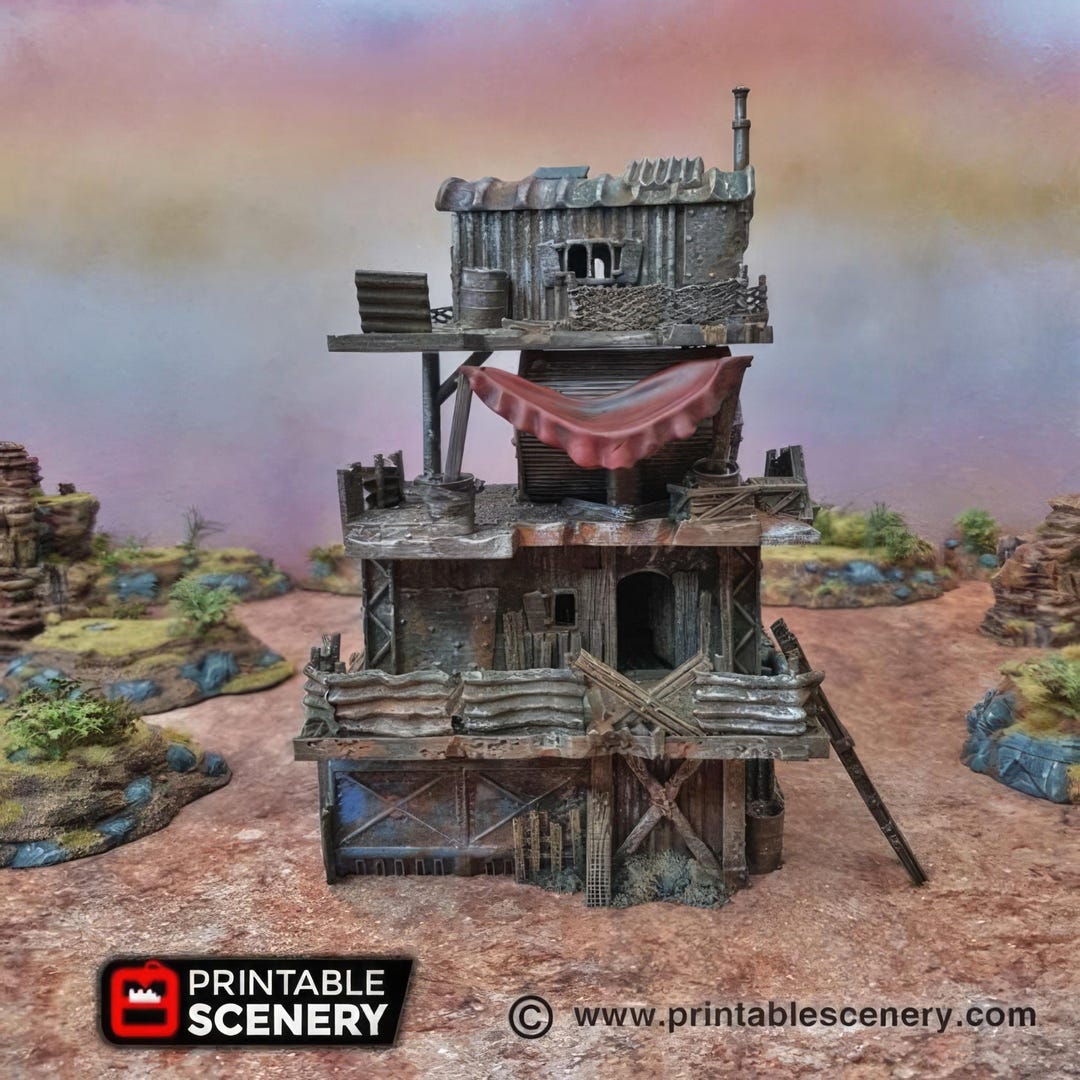 Wasteland Slums: Post Apocalypse, Tabletop Wargaming Scenery, Gaslands ...