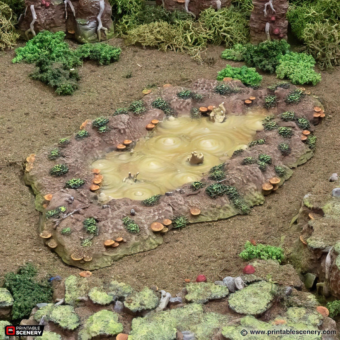 Bog of Stench Swamp Terrain: Tabletop RPG Scatter Tiles - Etsy
