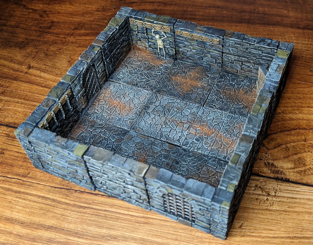 Dungeon Tile Set Medium Room Openlock Printable Scenery Fantasy Terrain ...